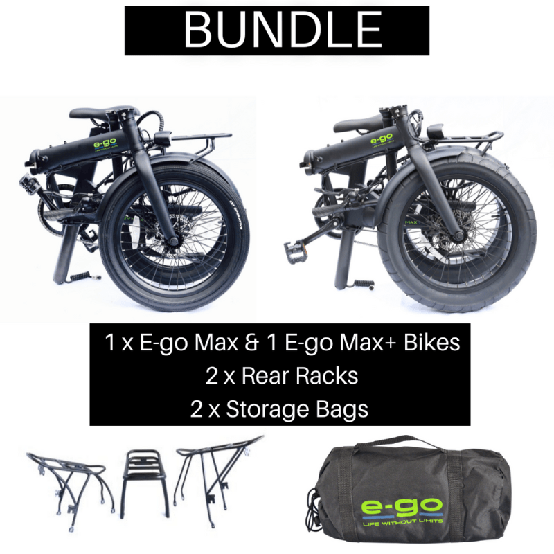 E-go Max & Max+ (Plus) Electric Bike Bundle 250W | Free Delivery ...