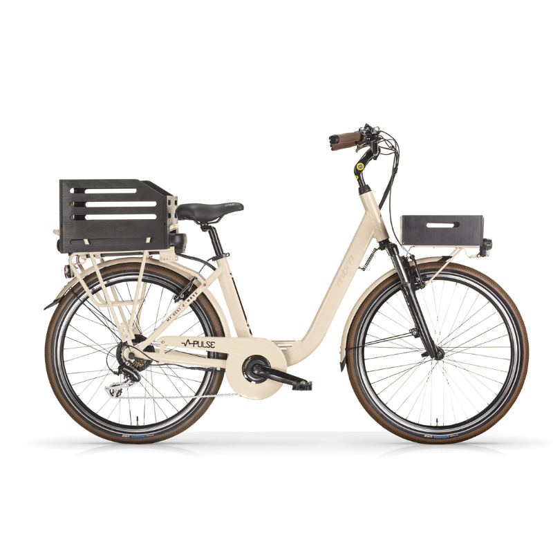 MBM PULSE LADIES STEP THROUGH ELECTRIC BIKE CRATE(S) BLACK – Pedal & Chain